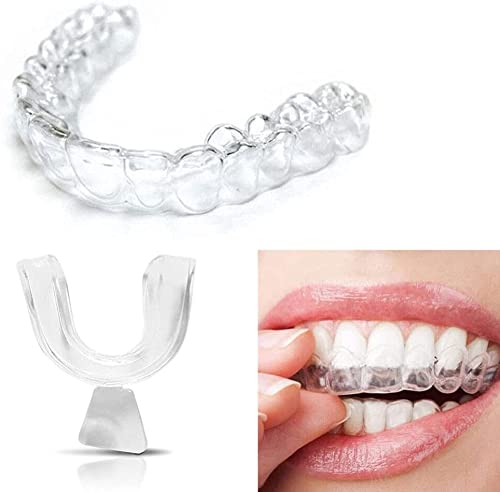 Practical and cleverMouth Guard Silicone Grinding Guard Teeth Whitening Tray Sleeping Gum Shield for Sports Bruxism Bite Guard 4 PCS