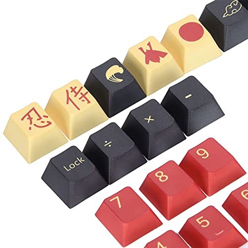 Keyboard Keycaps, Excellent Touch PBT Keycaps Abrasion Resistance for Mechanical Keyboards for Universal PC for Gaming Keyboard for Daily Use