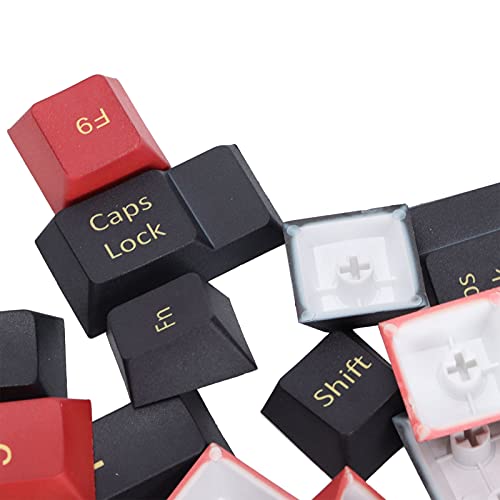 Keyboard Keycaps, Excellent Touch PBT Keycaps Abrasion Resistance for Mechanical Keyboards for Universal PC for Gaming Keyboard for Daily Use