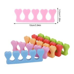 10 Pcs Toe Separators Finger Separators, Soft Sponge Toe Separators Pedicure, Toe Finger Dividers for Women Men Nail Art Pedicure Manicure Polishing Coating Gel Painting Beauty Accessories