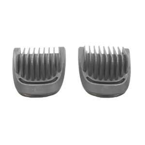 stubble clipper comb 1mm & 2mm compatible with philips beard trimmer shaver