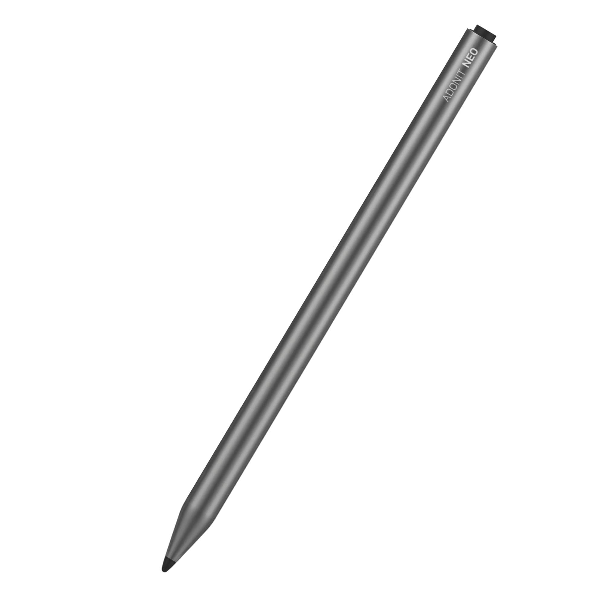 Adonit Neo(Space Gray) Magnetically Attachable iPad Pen Palm Rejection Pencil for Writing/Drawing Stylus Compatible for iPad Air 4th/3rd gen, iPad Mini 6/5th gen, iPad 9/8/7/6th gen, iPad Pro 11/12.9"