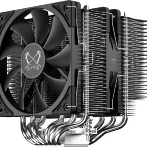 Scythe Fuma 2 Rev.B CPU Air Cooler, Intel LGA1700, LGA1151, AMD AM5/AM4/Ryzen 120mm, Dual Towers, Black Top Cover