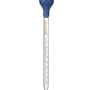 YEER 2Pcs 10ml Glass Graduated Droppers Lab Pipettes Liquid Glass Pipette with Rubber Caps 2 Pcs 20 cm Glass Stir Rod and Droppers Brush