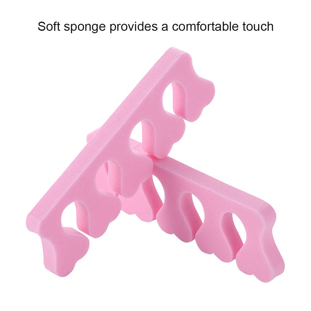 10 Pcs Toe Separators Finger Separators, Soft Sponge Toe Separators Pedicure, Toe Finger Dividers for Women Men Nail Art Pedicure Manicure Polishing Coating Gel Painting Beauty Accessories