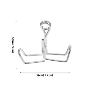 iplusmile Spring Hose Clamp Air Tubing Spring Clips, Lab Mohr Pinchcock Tubing Clamps Flat Jaw Pinchcocks Tubing Clips for Latex Tube Laboratory Supplies for Rubber Hose, 20pcs