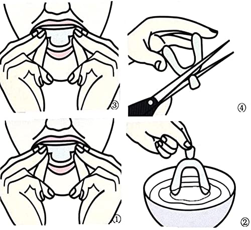 Practical and cleverMouth Guard Silicone Grinding Guard Teeth Whitening Tray Sleeping Gum Shield for Sports Bruxism Bite Guard 4 PCS