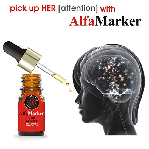 ALFAMARKER Pheromones for Men - Pheromone Oil Perfume for Men 5 ml - Pheromone Cologne for Men Dropper Botle 5 ml