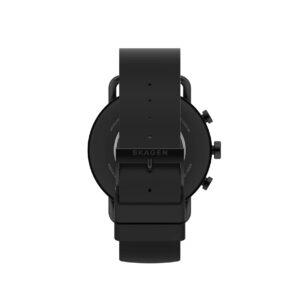 Skagen Falster Men's Gen 6 Falster Stainless Steel Smartwatch Powered with Wear OS by Google with Speaker, Heart Rate, GPS, NFC, and Smartphone Notifications, Color: Black Mesh (Model: SKT5305V)