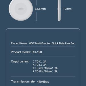 USB Cable Card,Multi-Function Portable USB Adapter Card Storage Set,60W Fast Charge,USB-C/USB-A/Micro-USB/Charging Cable Kit,Sim Card Tray Eject Pin,Hidden Bracke(excluding Micro SD Cards)