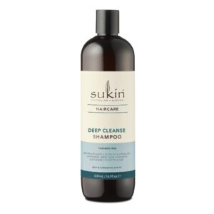 sukin deep cleanse shampoo, 500 ml