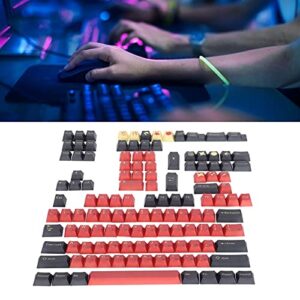 Keyboard Keycaps, Excellent Touch PBT Keycaps Abrasion Resistance for Mechanical Keyboards for Universal PC for Gaming Keyboard for Daily Use