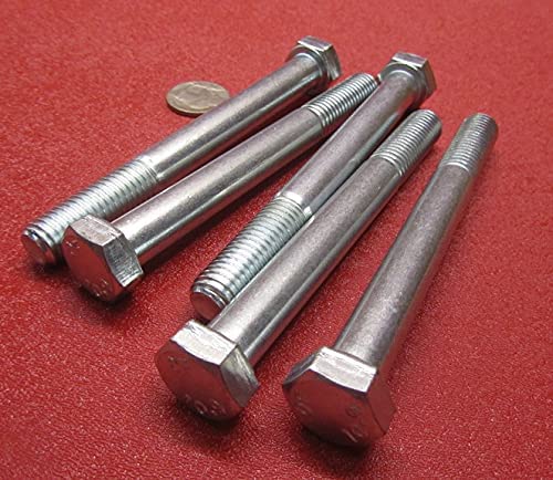 Class 10.9 Zinc Steel Hex Bolts PT M12 x 1.75 mm x 110 mm Long 5 pcs