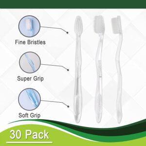 HQSLsund 120 Pack Disposable Toothbrushes with Toothpaste Individually Wrapped, Manual Travel Disposable Toothbrushes Bulk with 5g Travel Toothpaste, Adult Kid Travel Toiletries,3 Colors