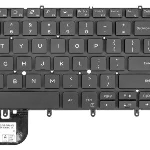 Replacement Keyboard for Dell XPS 13 9380 9370 9305 7390 Series Laptop, Dell XPS 13 9380 9370 9305 Laptop Keyboard with Backlit US Layout, Black