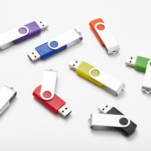 256MB 5 Pack USB Flash Drives in 5 Random Colors USB 2.0 Swivel Design Flash Drive for Data Storage Wholesale Thumb Drive Jump Drive Pen Drive Bulk Memory Stick Zip Drives (256MB, 5 Pack)