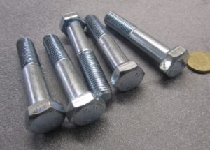 class 10.9 zinc steel hex bolts pt m16 x 2 mm x 90 mm long 5 pcs