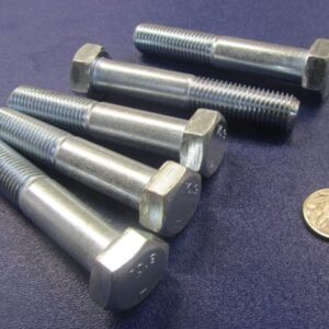 Class 10.9 Zinc Steel Hex Bolts PT M16 x 2 mm x 90 mm Long 5 pcs