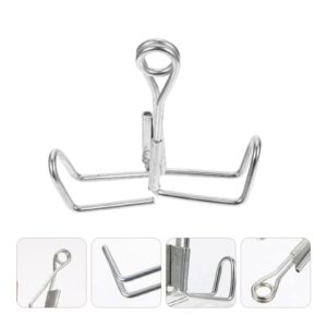 iplusmile Spring Hose Clamp Air Tubing Spring Clips, Lab Mohr Pinchcock Tubing Clamps Flat Jaw Pinchcocks Tubing Clips for Latex Tube Laboratory Supplies for Rubber Hose, 20pcs