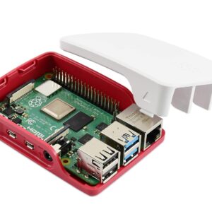 SZHRRGY Raspberry Pi Official Raspberry Pi Case for Raspberry Pi 4 (Case Only)