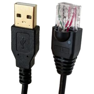 DSD TECH SH-RJ50A USB to RJ50 Cable for APC UPS PowerChute Equivalent to AP9827(1.8M/6FT)