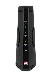 zoom 5350 cable modem/router with docsis 3.0 speed black (renewed)