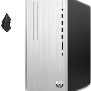 HP Pavilion TP01 Desktop Computer, AMD Ryzen 7-5700G Processor (Beats Core i9-10900), AMD Radeon, 32 GB RAM, 1 TB PCle NVMe SSD, 9 USB Ports, Wireless-AC, Bluetooth, HDMI, Windows 11 Pro