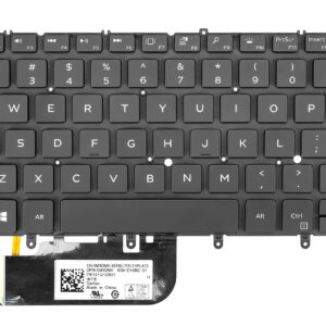 Replacement Keyboard for Dell XPS 13 9380 9370 9305 7390 Series Laptop, Dell XPS 13 9380 9370 9305 Laptop Keyboard with Backlit US Layout, Black