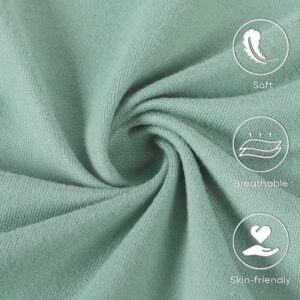 kookoomia Fitted Crib Sheet Set 2 Pack Baby Sheets for Standard Crib Toddler Mattress Cover Soft Microfiber Breathable Mattress Cover 28x52x9in