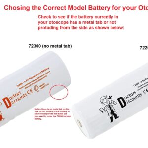 Doctors Discounts Replacement for Welch Allyn 72200 3.5V Rechargeable Battery