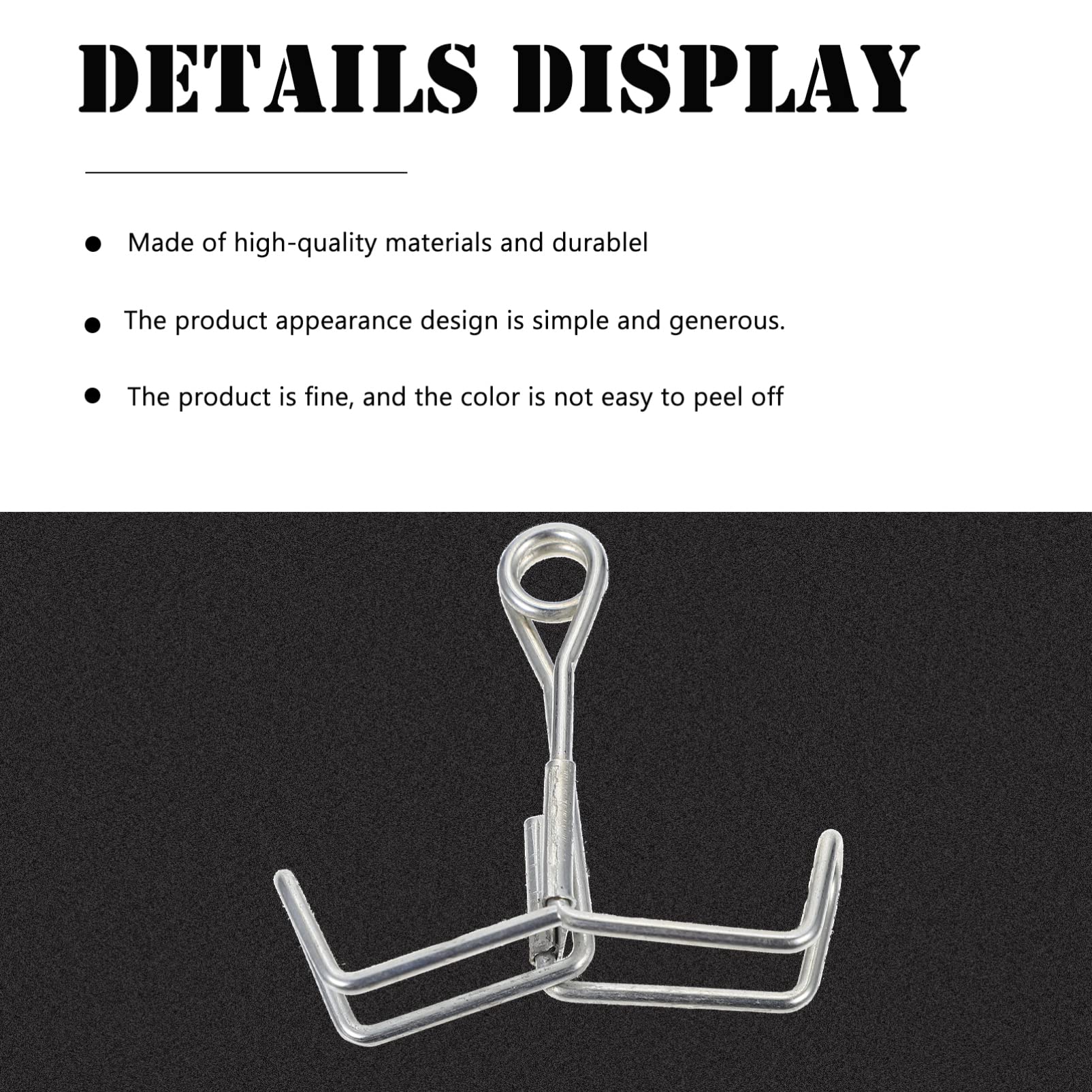 iplusmile Spring Hose Clamp Air Tubing Spring Clips, Lab Mohr Pinchcock Tubing Clamps Flat Jaw Pinchcocks Tubing Clips for Latex Tube Laboratory Supplies for Rubber Hose, 20pcs