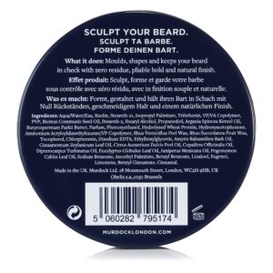 Murdock London Beard Balm | Feel Soft, Comfortable & Healthy Facial Hair & Skin | Made in England