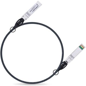 1.25g sfp twinax cable, gigabit direct attach copper(dac) passive cable, 1m (3.28ft), for cisco sfp-h1gb-cu1m, ubiquiti, fortinet, netgear, d-link, supermicro, and more