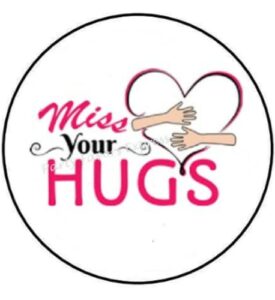 30 pcs 1.5" inch miss your hugs stickers - i miss you stickers - miss you stickers envelope seals labels - d #aa61rk