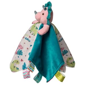 Taggies Stuffed Animal Security Blanket with Tags, 13 x 13-Inches, Aroar-a-Saurus Dinosaur