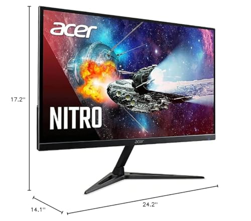 Acer Nitro RG271 P 27" Full HD LED Gaming LCD Monitor - 16:9 - Black - 27" Class - in-Plane Switching (IPS) Technology - 1920 x 1080-16.7 Million Colors - FreeSync (DisplayPort/HDMI) - 250