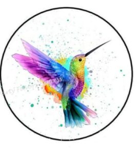 party favors express 30 pcs 1.5 inch hummingbird stickers - bird stickers - animal stickers for envelope seals labels - d aa61rk