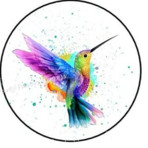 Party Favors Express 30 Pcs 1.5 Inch Hummingbird Stickers - Bird Stickers - Animal Stickers for Envelope Seals Labels - D AA61RK