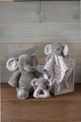 Mary Meyer Stuffed Animal Security Blanket, 13-Inches, Grey Kalahari Elephant