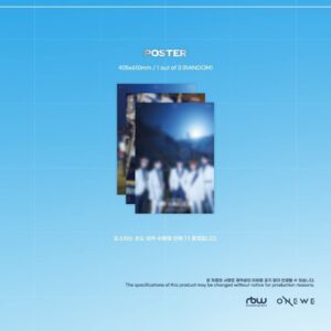 RBW ONEWE - Planet Nine : VOYAGER (2nd Mini Album) Album+Extra Photocards Set (+ Folded Poster)