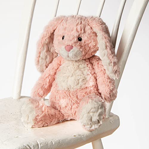 Mary Meyer Putty Nursery Wind-Up Musical Soft Toy, 12-Inches, Musical Pink Bunny