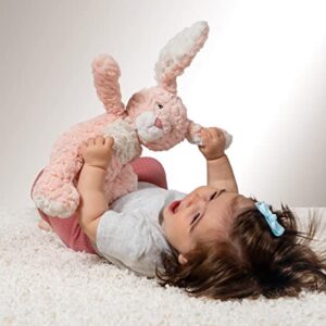 Mary Meyer Putty Nursery Wind-Up Musical Soft Toy, 12-Inches, Musical Pink Bunny