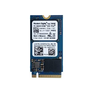 western digital cuk wd sn530 (sdbpmpz-256g) 256gb m.2 2242 pcie nvme internal solid state drive (ssd) bulk oem tray