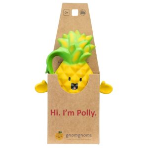 gnomgnoms Rubber Teether Toy | Polly Pineapple