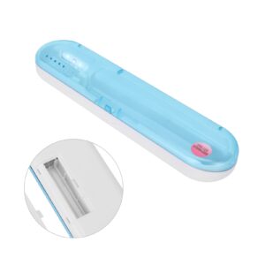 Shanrya UV Toothbrush Cleaning Case, Stable ABS Micro Switch UV Toothbrush Cleaner for Home Travel for Men Women