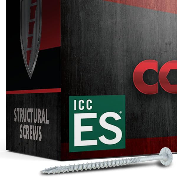 Conquest 0.275” x 3-½" T-30 Star Drive Structural Screws ICC Certified ESR-4613 (Pack of 50)