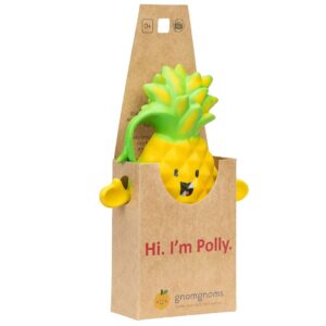 gnomgnoms Rubber Teether Toy | Polly Pineapple