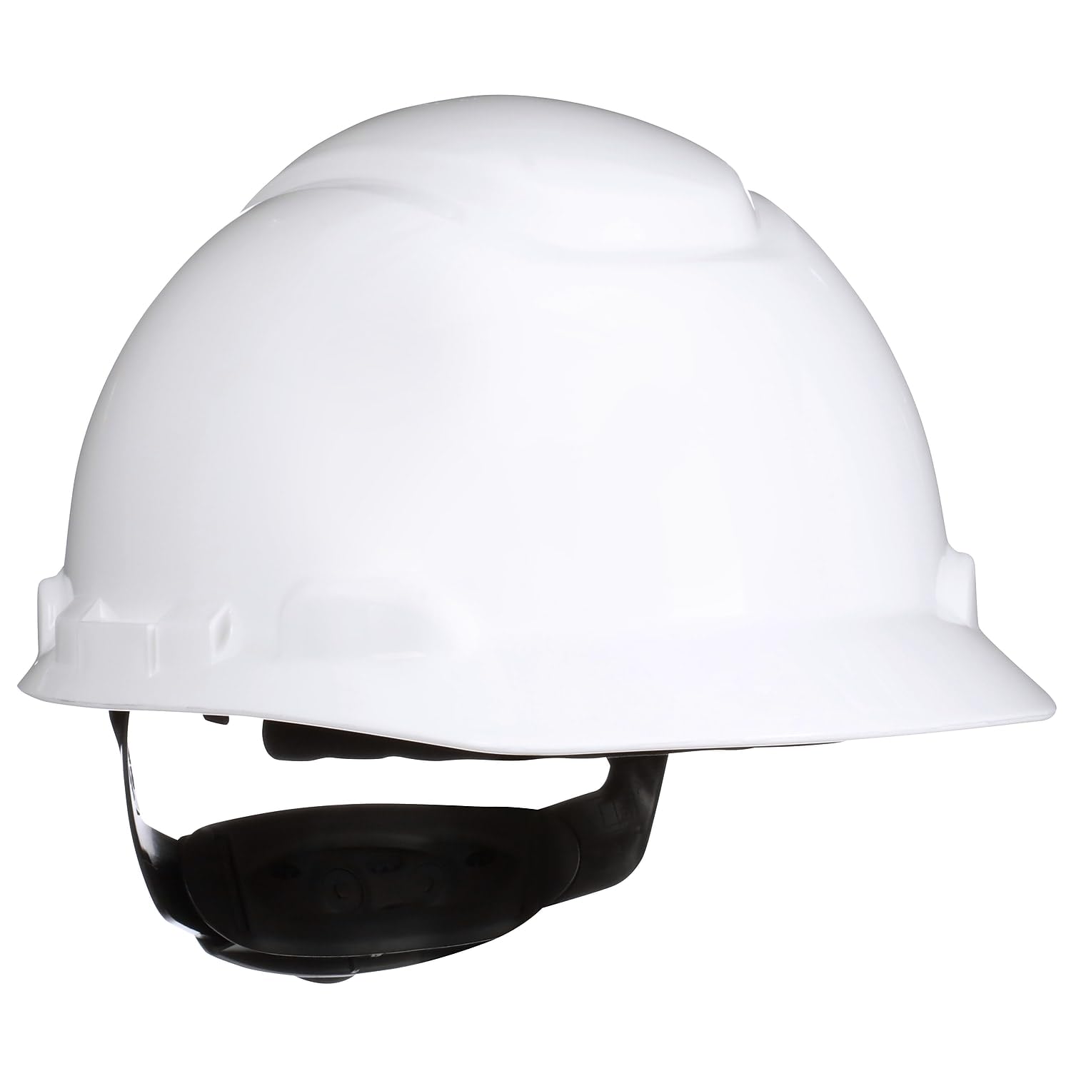 3M Hard Hat SecureFit H-701SFR-UV, White, Non-Vented Cap Style Safety Helmet with Uvicator Sensor, 4-Point Pressure Diffusion Ratchet Suspension, ANSI Z87.1