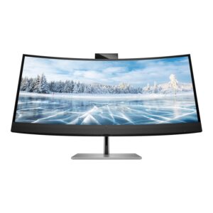 hp z34c g3 34" webcam wqhd curved screen led lcd monitor - 21:9 - silver, black