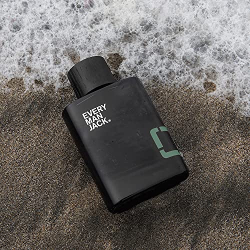 Every Man Jack Mens Sea Salt Cologne for Outdoor Guys - Notes of White Woods, Citron, Fresh Herbs, Marine Accord and a Touch of Vanilla - Long Lasting and No Harmful Chemicals - 3.4 FL-ounce - 1 Bottle